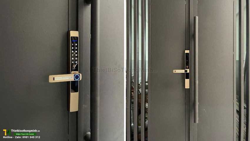 Khóa Cửa Điện Tử Hubert HB CN39 - Cửa Nhôm, Sắt, Inox Chính Hãng Đức