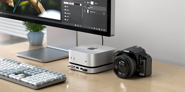 Sử dụng Mac Mini M4 hiệu quả hơn với Đế kiêm Hub chuyển đổi Satechi ...
