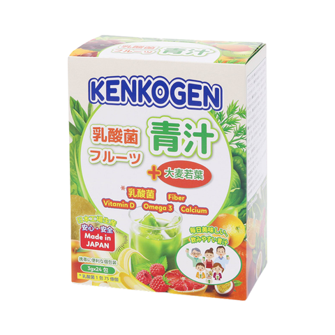 Bột mầm lúa mạch non Nhật Bản Kenkogen trái cây bổ sung lợi khuẩn, chấ ...