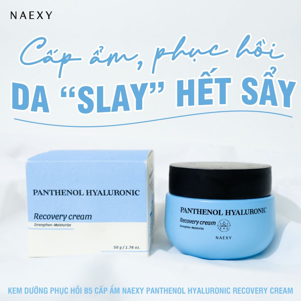 KEM DƯỠNG PHỤC HỒI B5 CẤP ẨM NAEXY PANTHENOL HYALURONIC RECOVERY CREAM ...