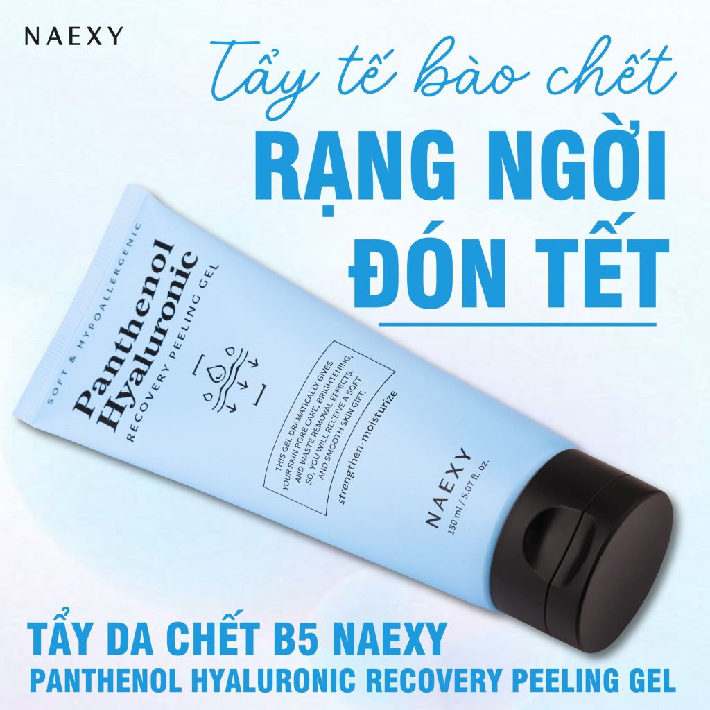TẨY DA CHẾT B5 NAEXY PANTHENOL HYALURONIC RECOVERY PEELING GEL – Naexy