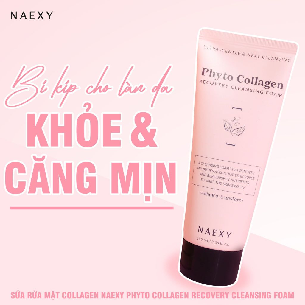 SỮA RỬA MẶT COLLAGEN NAEXY PHYTO COLLAGEN RECOVERY CLEANSING FOAM – Naexy