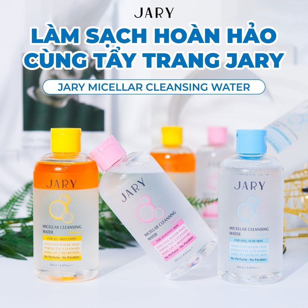LÀM SẠCH HOÀN HẢO CÙNG TẨY TRANG JARY MICELLAR CLEANSING WATER – Jary ...