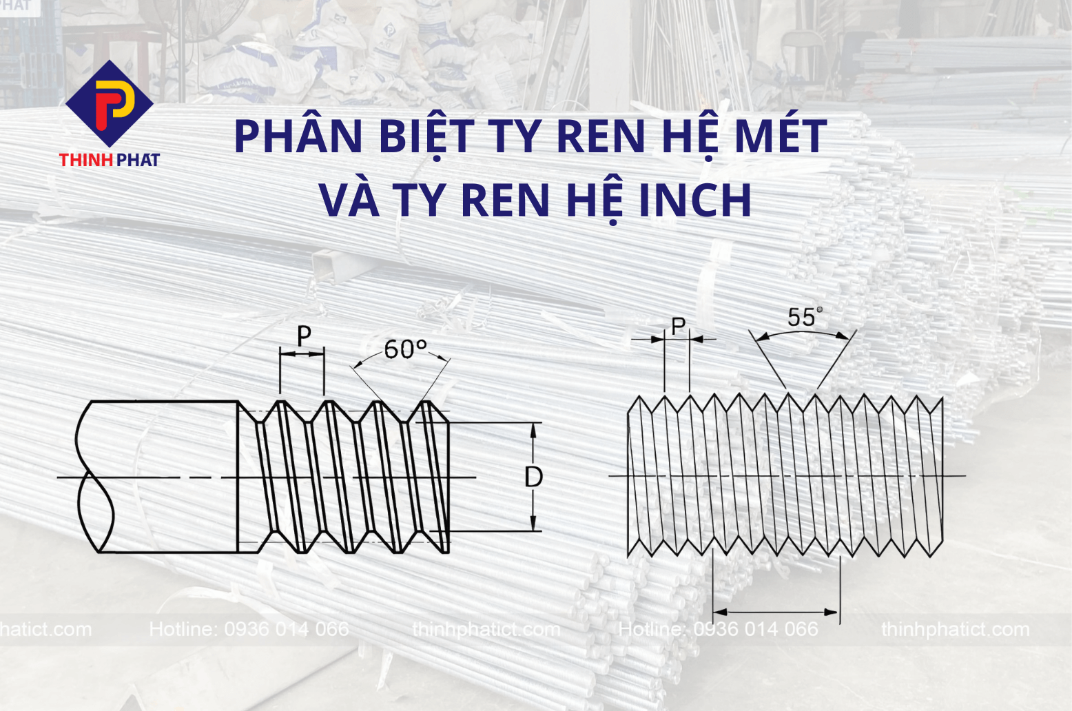 Phân biệt ty ren hệ mét và ty ren ren hệ inch – thinhphat