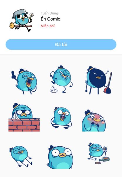 Én Sticker phiên bản Zalo – Sun Wolf Store