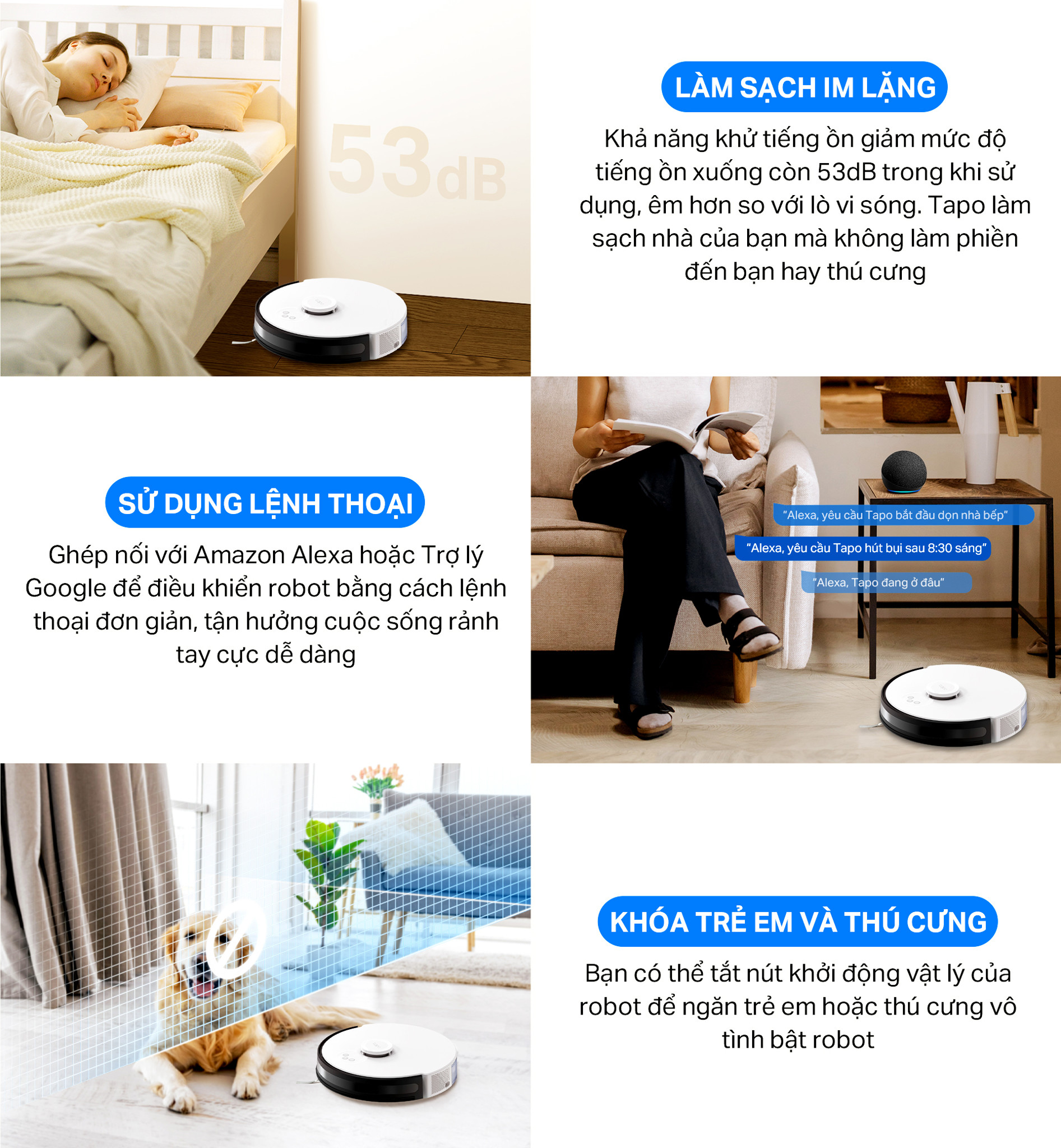 ROBOT HÚT BỤI LAU NHÀ TAPO RV30C MOP & PLUS – BẢN QUỐC TẾ - vietnamrobovac