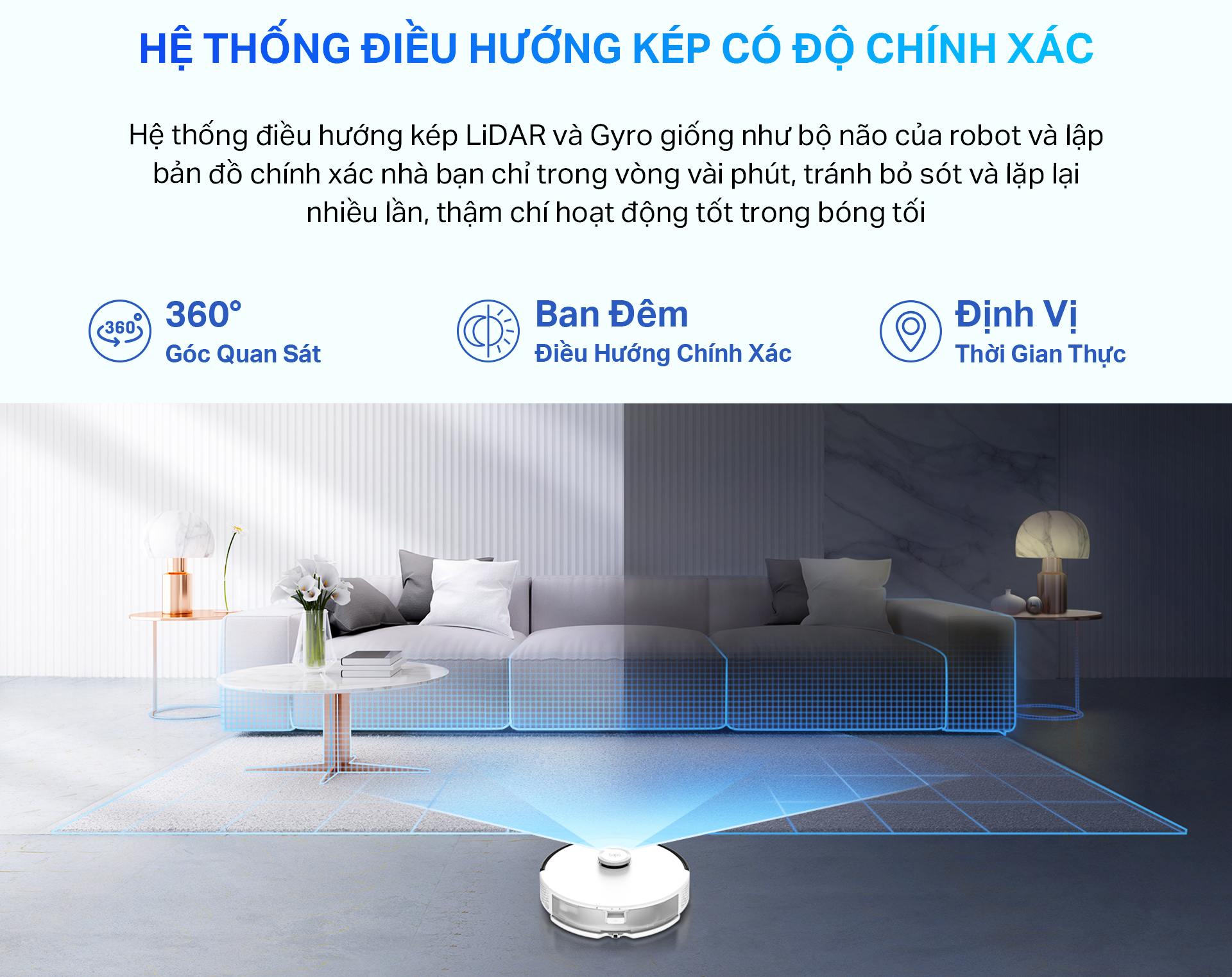 ROBOT HÚT BỤI LAU NHÀ TAPO RV30C MOP & PLUS – BẢN QUỐC TẾ - vietnamrobovac