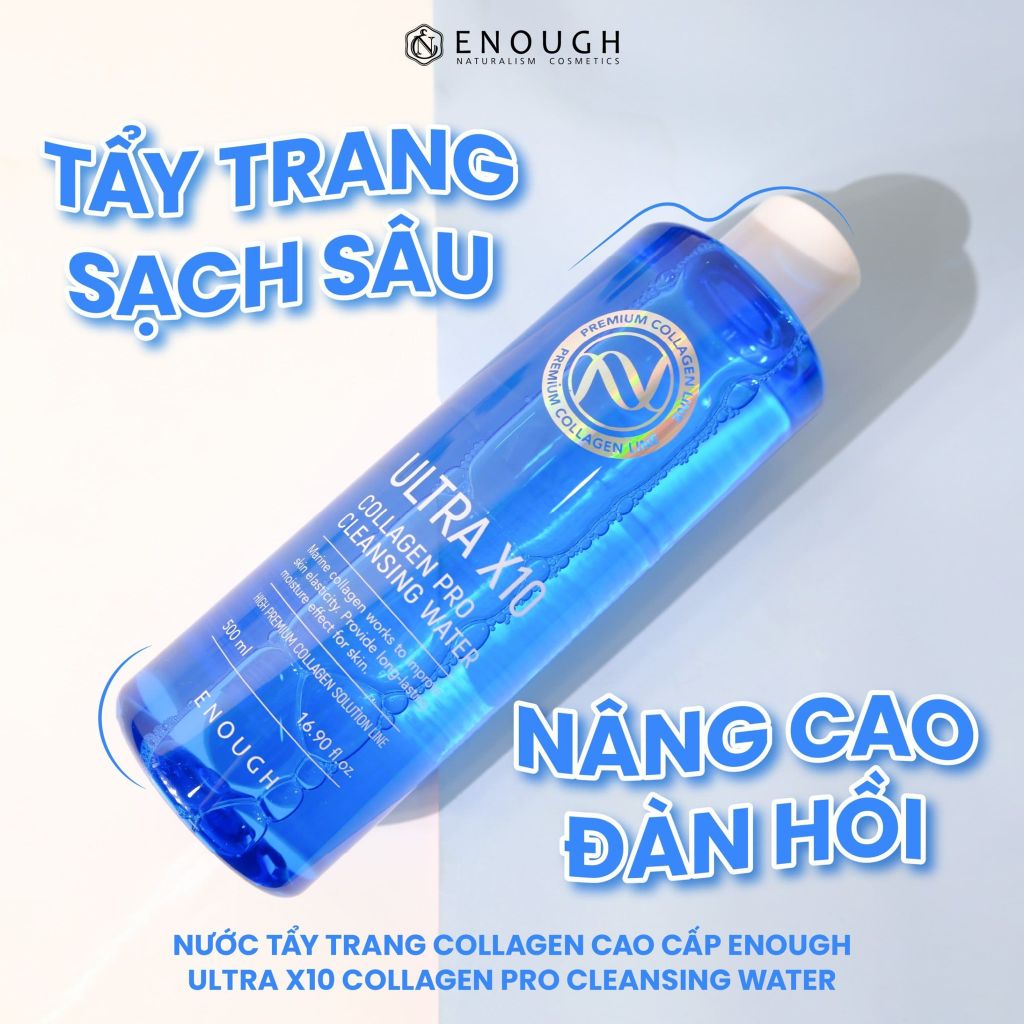 NƯỚC TẨY TRANG COLLAGEN CAO CẤP ENOUGH ULTRA X10 COLLAGEN PRO CLEANSIN ...