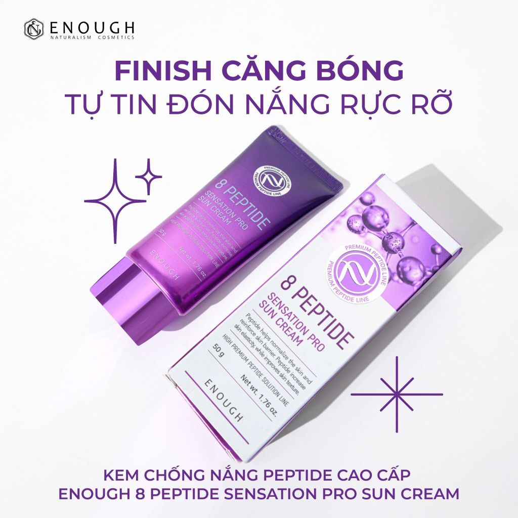 KEM CHỐNG NẮNG PEPTIDE CAO CẤP ENOUGH 8 PEPTIDE SENSATION PRO SUN CREA ...