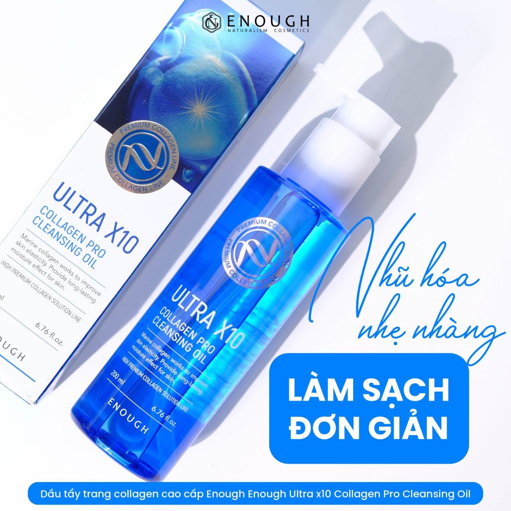 DẦU TẨY TRANG COLLAGEN CAO CẤP ENOUGH ULTRA X1O COLLAGEN PRO CLEANSING ...