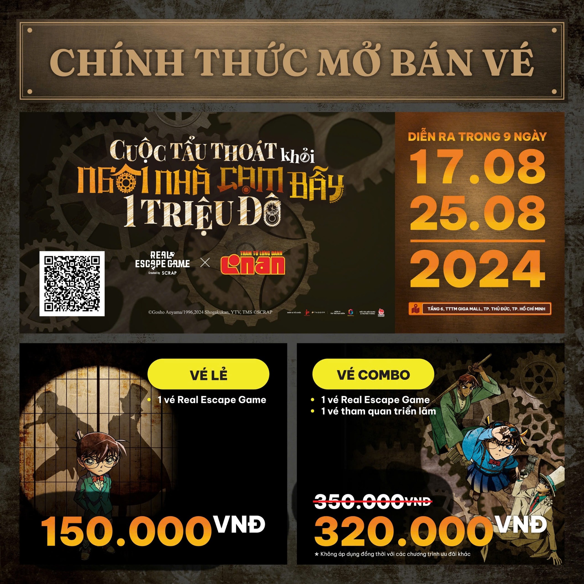 [CHÍNH THỨC MỞ BÁN VÉ] Real Escape Game x Thám tử lừng danh Conan – JP ...