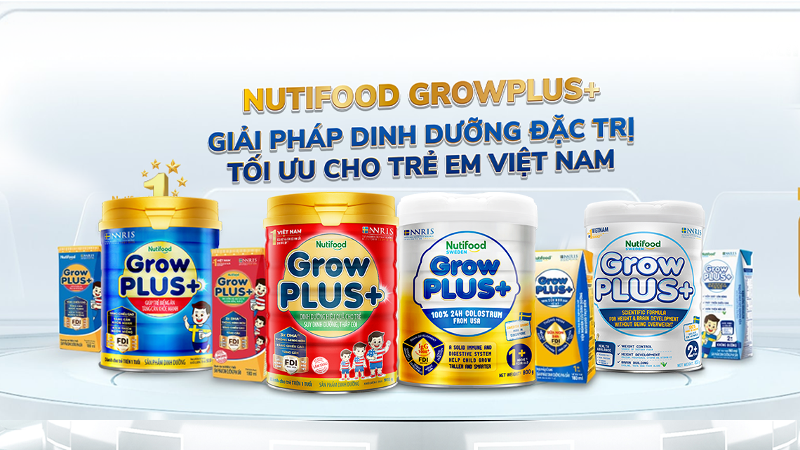 Sữa Bột GrowPlus+ – Nutifood Eshop
