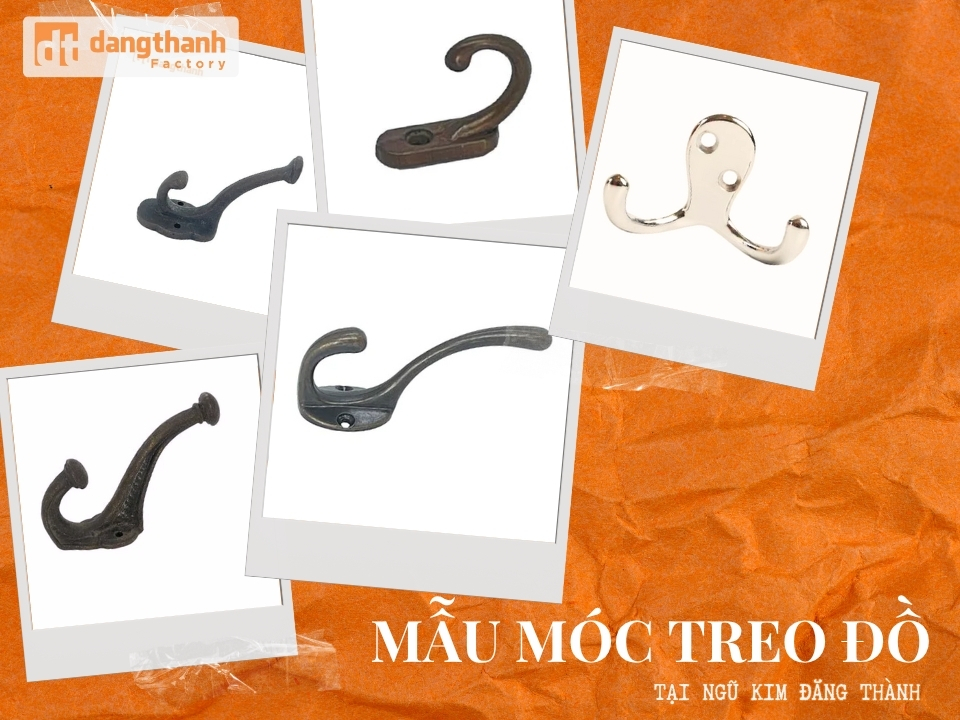 Mẫu móc treo đồ đẹp, tiện lợi, phù hợp gia công nội thất