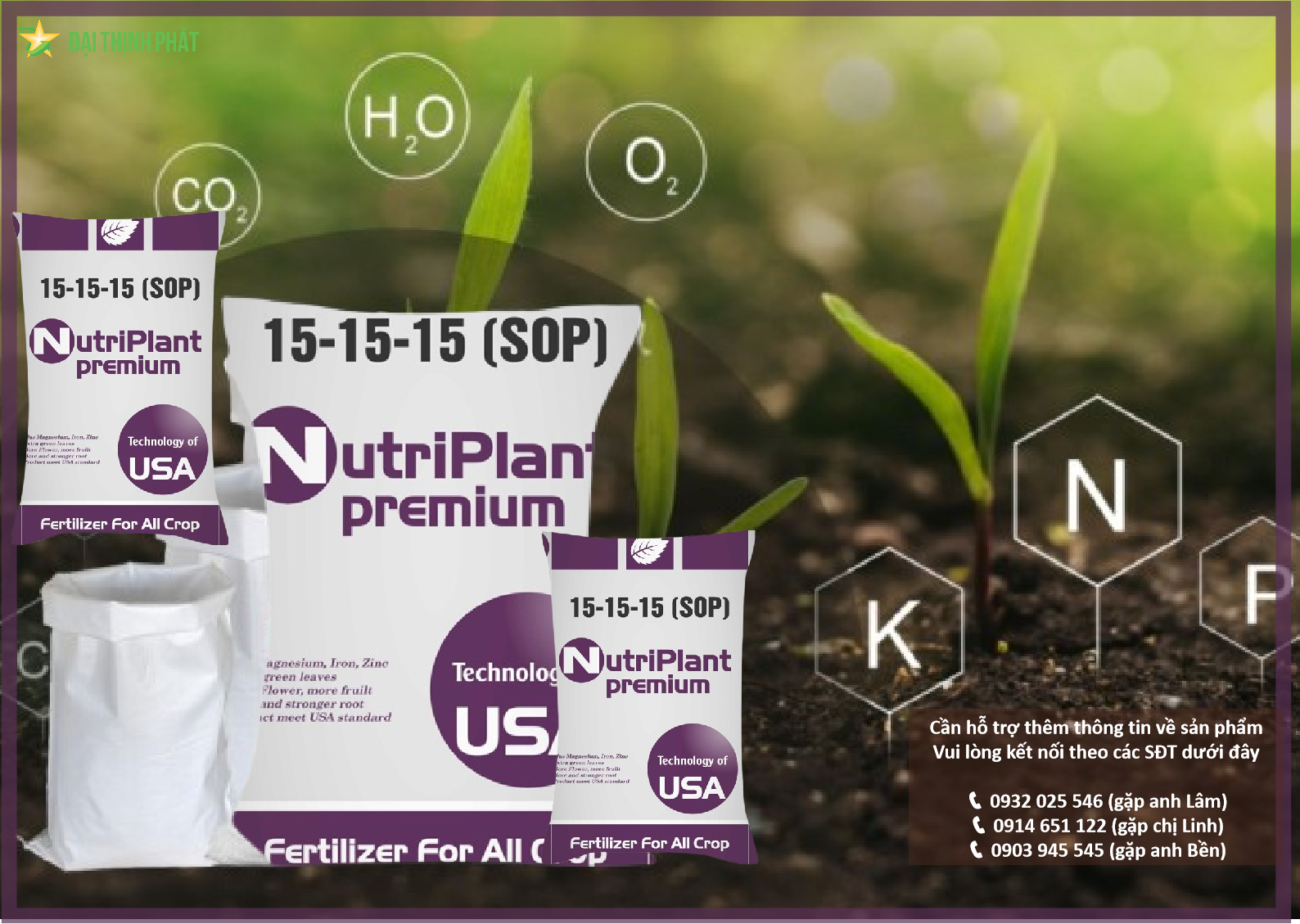 PHÂN NPK 15 15 15 SOP MẪU NUTRI PLANT NÊN LÀ LỰA CHỌN DINH DƯỠNG CẦN C ...