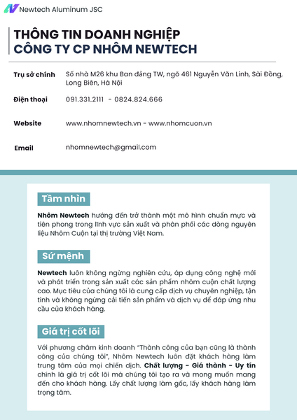 PROFILE NEWTECH – nhomnewtech