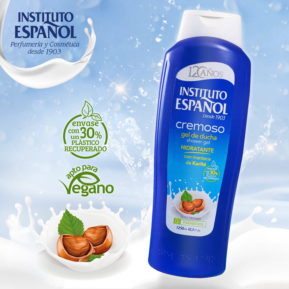 Gel tắm Instituto Espanol Cremoso Shower Gel 1250ml – INSTITUTO ESPANOL ...