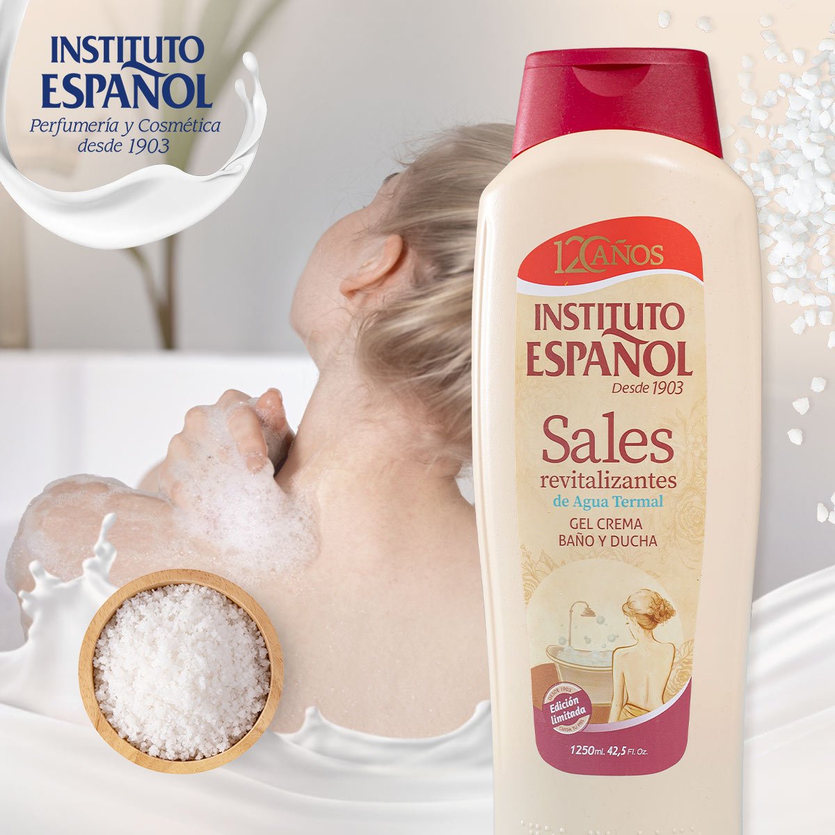 Gel tắm Instituto Espanol Sales Shower Gel 1250ml – INSTITUTO ESPANOL ...