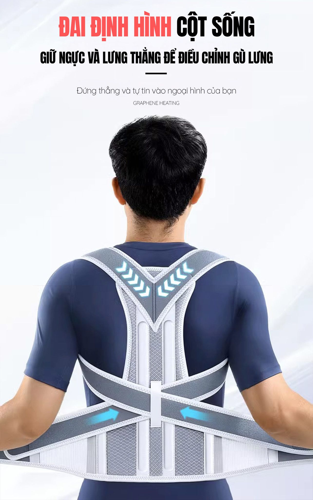 Đai chỉnh tư thế công thái học The BackCore Zeamo – LIFXY VN