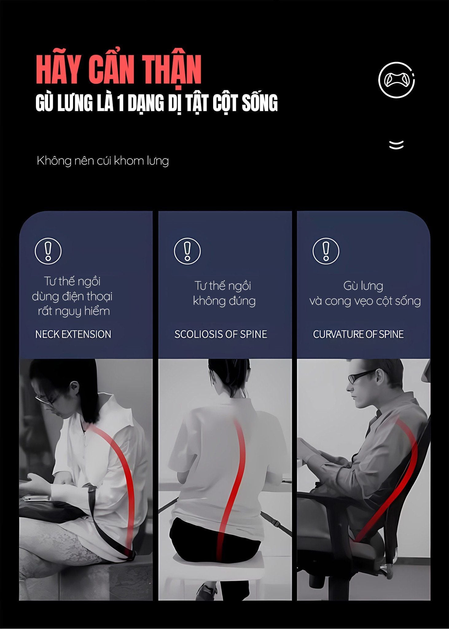 Đai chỉnh tư thế công thái học The BackCore Zeamo – LIFXY VN