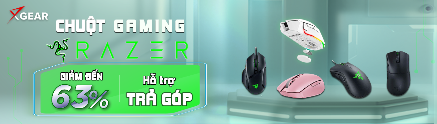 Chuột Razer | Chính hãng, bảo hành 24 tháng giá tốt tại Xgear