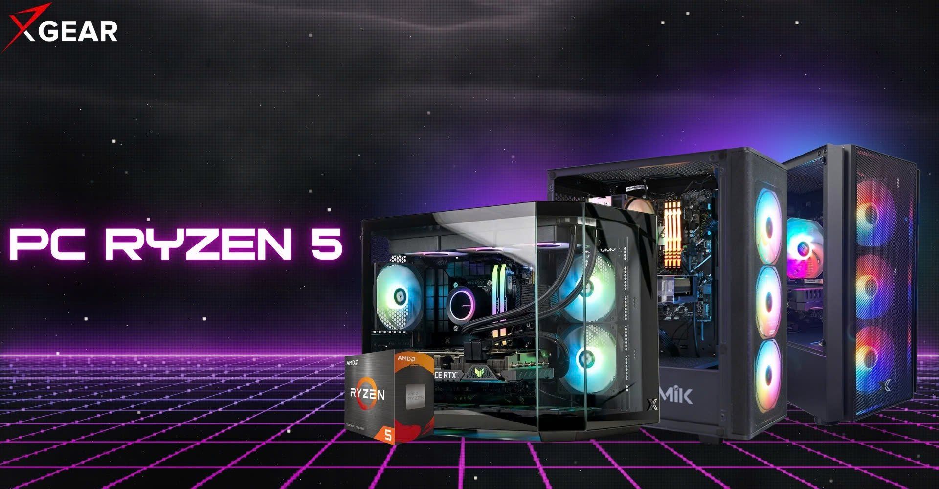 PC Ryzen 5 | Máy tính để bàn chính hãng, giá rẻ tại Xgear