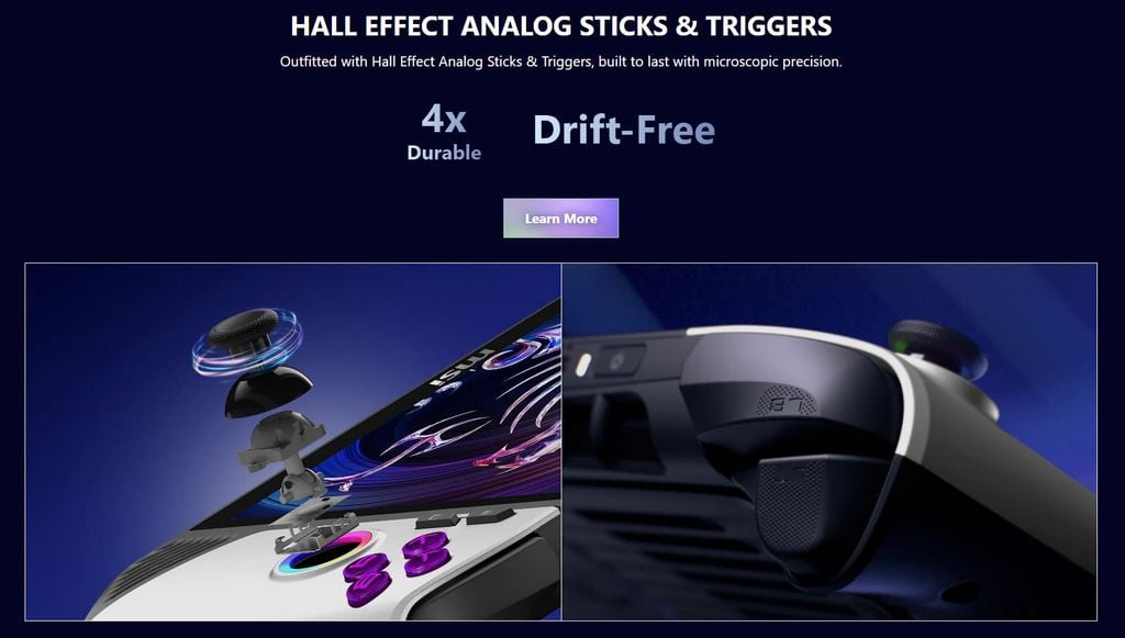 Máy chơi game cầm tay MSI Claw 8 AI+ A2VM Polar Tempest Edition 201VN