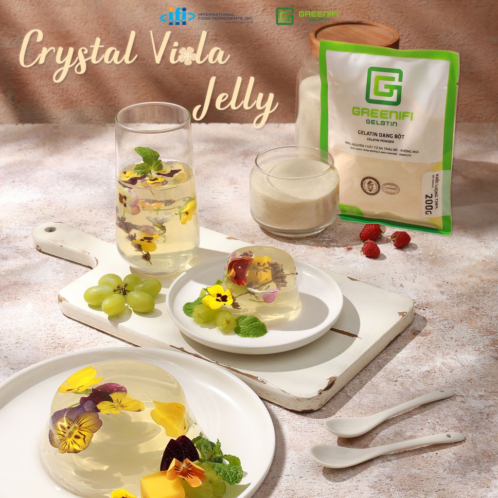 TURN VIOLA FLOWERS INTO DAZZLING CRYSTAL JELLY – International Food ...