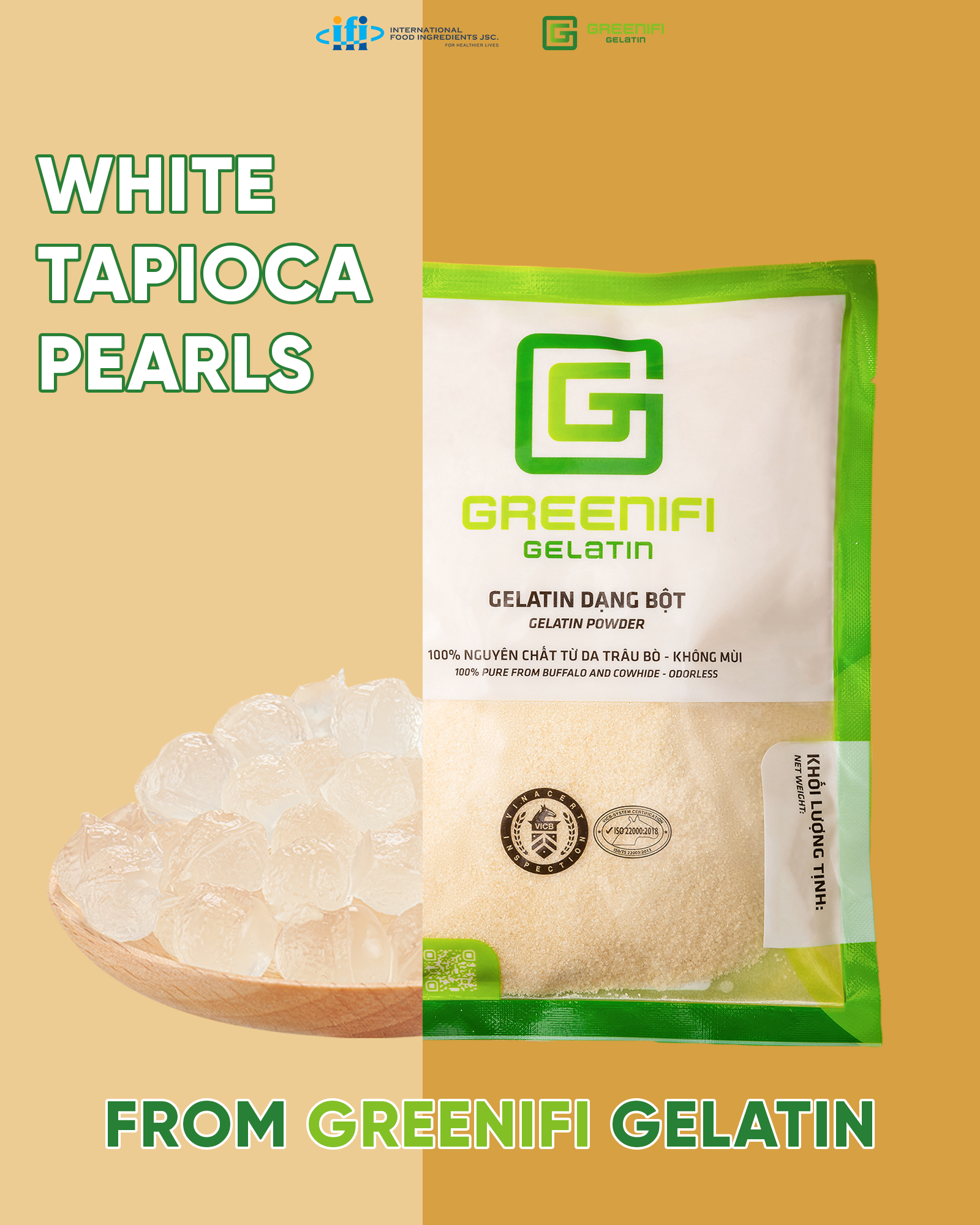 Master the Art of Making Crispy White Tapioca Pearls with Greenifi Gel ...
