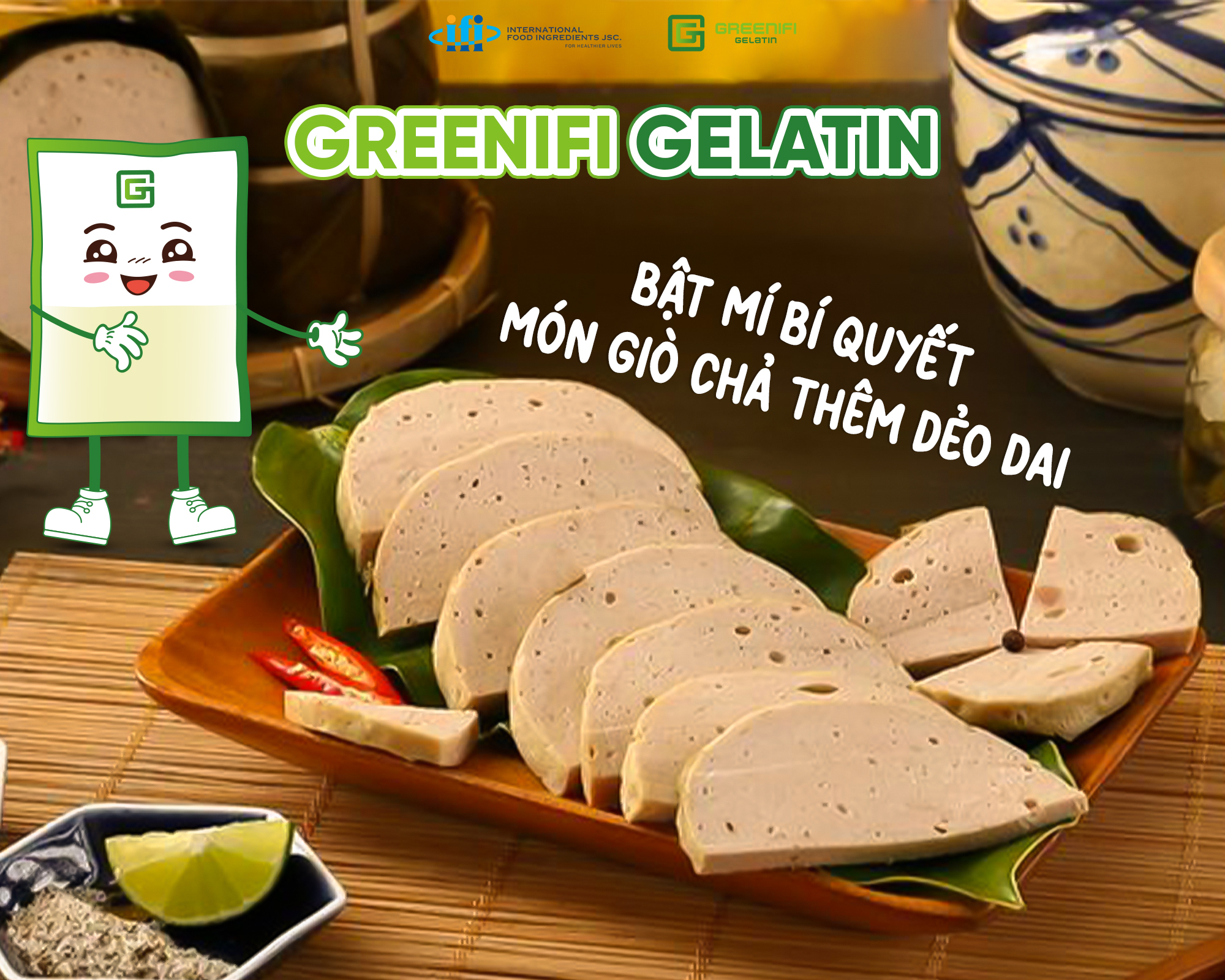 GREENIFI GELATIN BẬT MÍ BÍ QUYẾT LÀM GIÒ CHẢ DẺO DAI – International ...