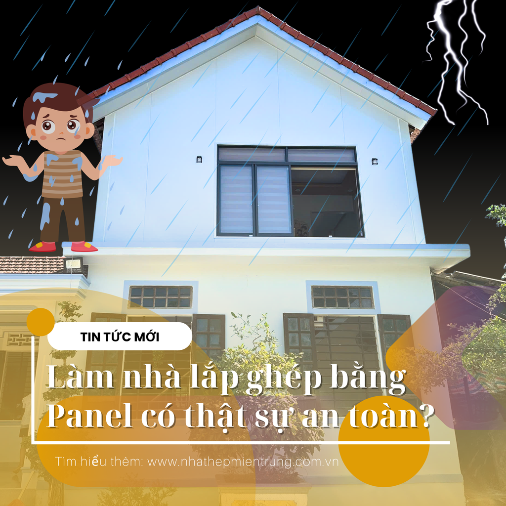 Làm nhà lắp ghép có thực sự an toàn – Nhà thép TD House Modern | Nhà ...