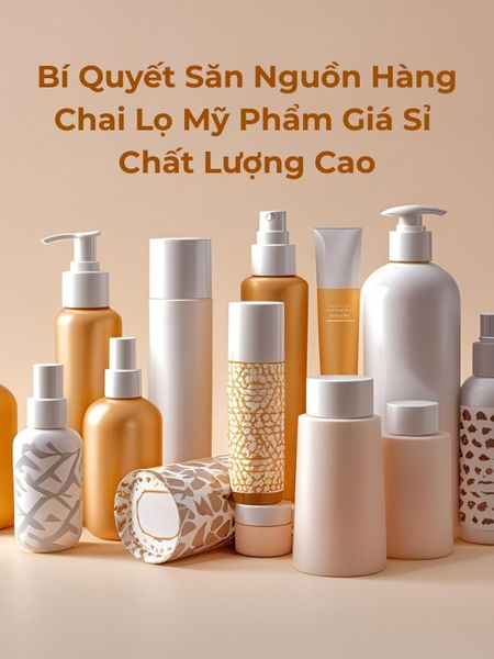 Bí Quyết Săn Nguồn Hàng Chai Lọ Mỹ Phẩm Giá Sỉ Chất Lượng Cao