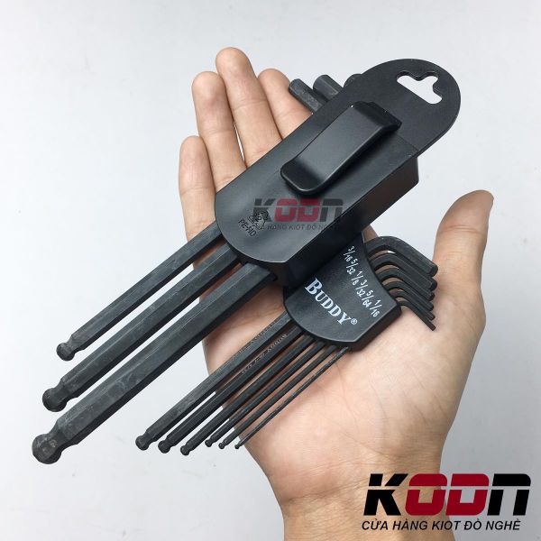 Bộ lục giác hệ inch có nam châm BUDDY A0099