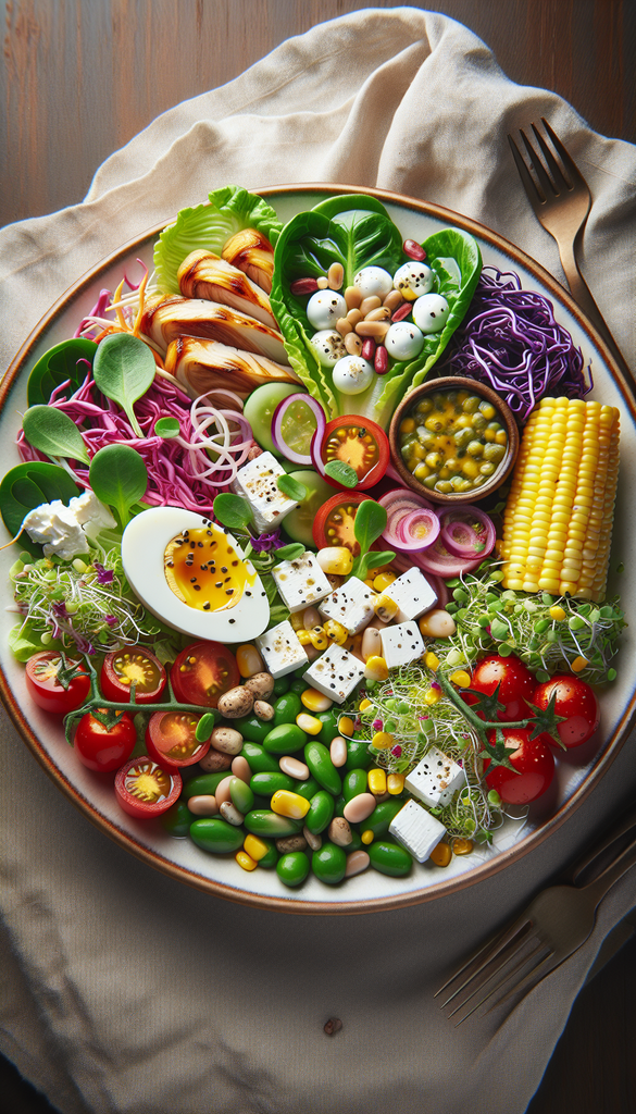 Salad Rau Xanh Với Xốt Chanh Leo Paradise Food