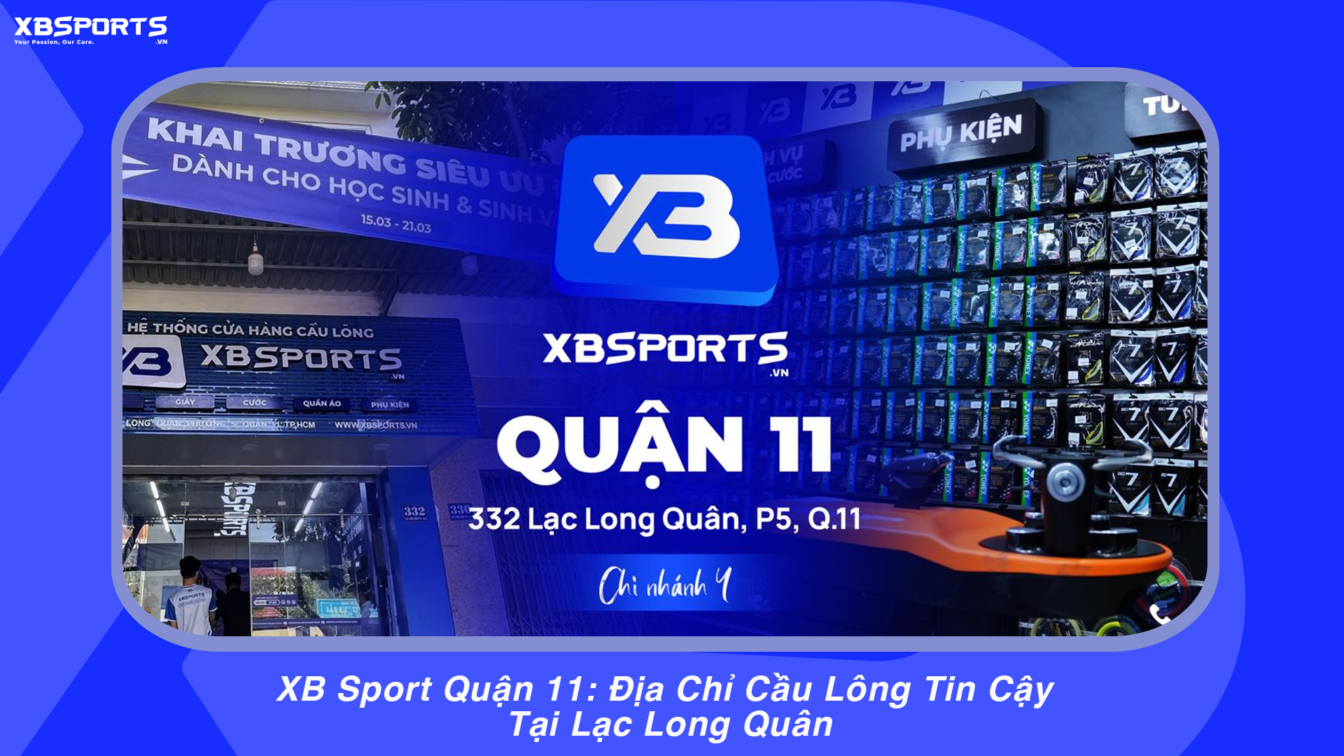 XB Sport Quận 11: Địa Chỉ Cầu Lông Tin Cậy Tại Lạc Long Quân - XBSPORTS ...