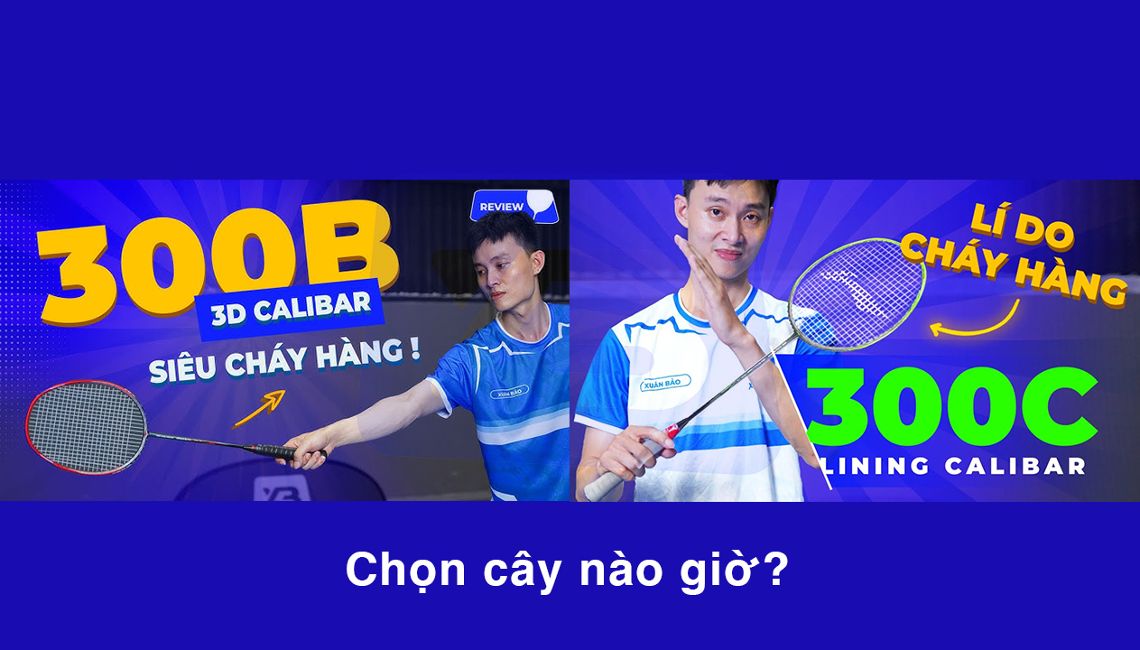 So Sánh Vợt Cầu Lông Lining Calibar 300B Và 300C Cùng XBSPORTS ...