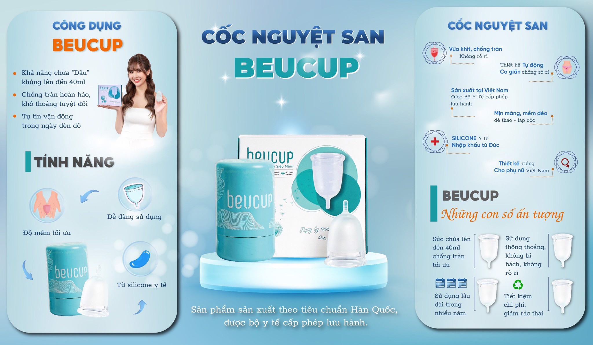CỐC NGUYỆT SAN BEUCUP Beucare Vietnam