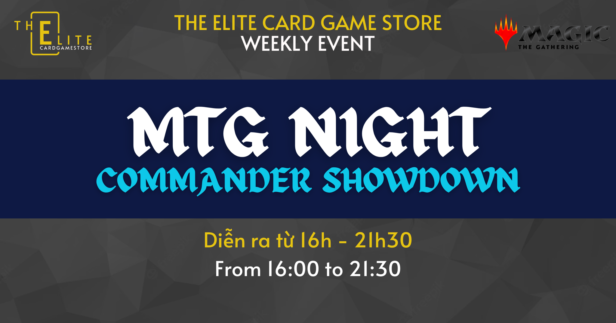 MTG NIGHT: COMMANDER SHOWDOWN - NHỮNG ĐIỀU CẦN BIẾT – The Elite Card ...