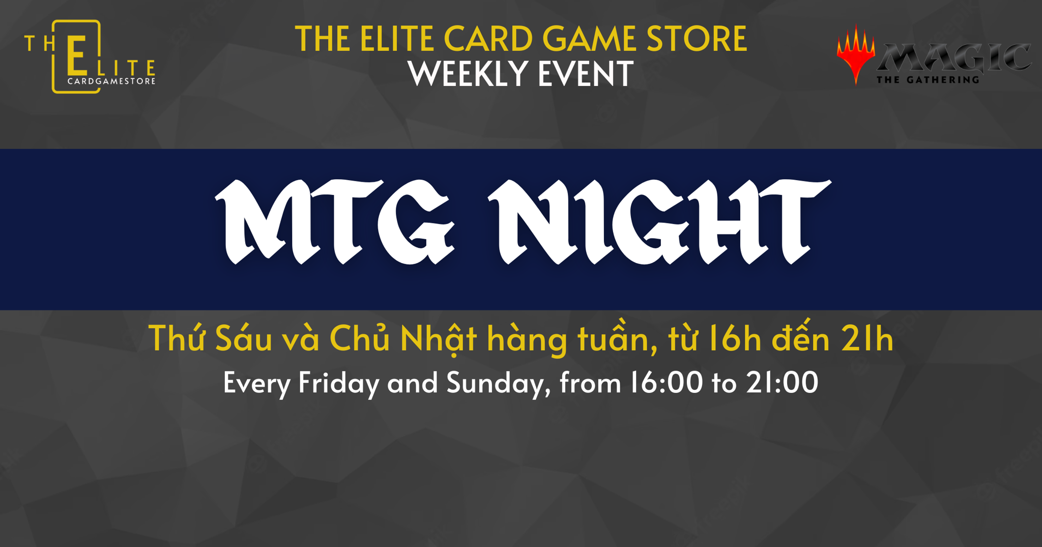 [MAGIC: THE GATHERING] RA MẮT SỰ KIỆN HÀNG TUẦN MTG NIGHT DÀNH CHO TỰA ...