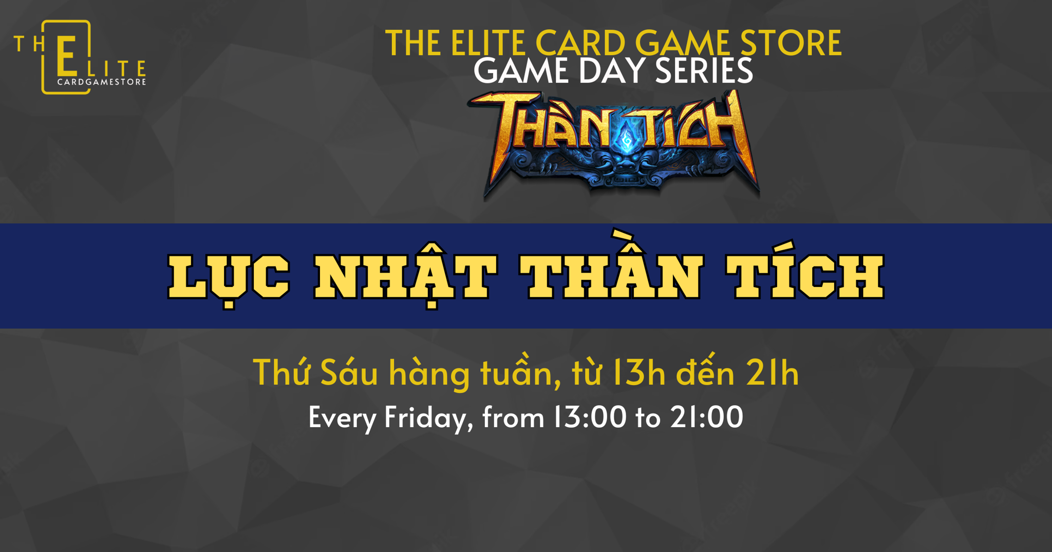 Lục Nhật Thần Tích - Ngày hội Offline Thần Tích hàng tuần tại The Elit ...