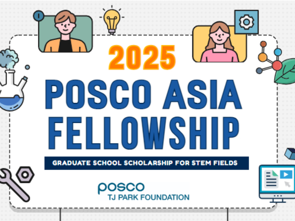 [2025] HỌC BỔNG POSCO - POSCO ASIA FELLOWSHIP – GCE