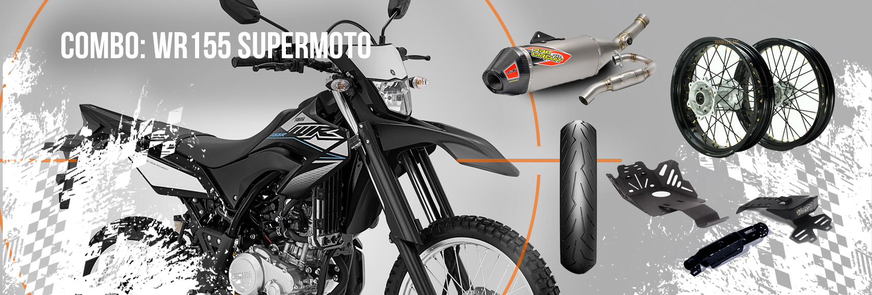WR155 Supermoto – Bộ Phụ Kiện Chính Hãng Từ Wanted MC, Phong Cách Đậm ...