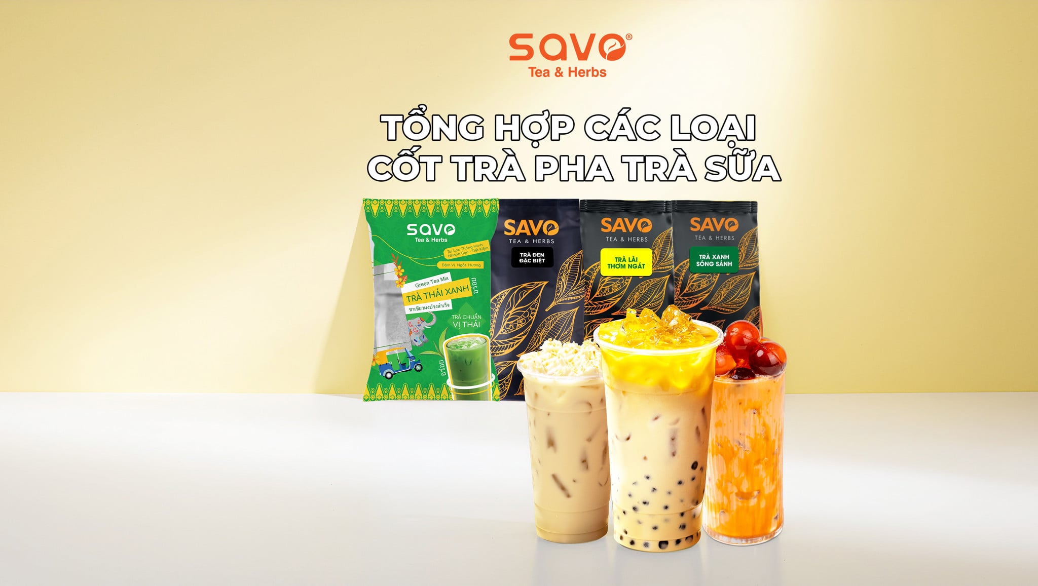Tổng hợp các loại cốt trà pha trà sữa thơm ngon – savotea