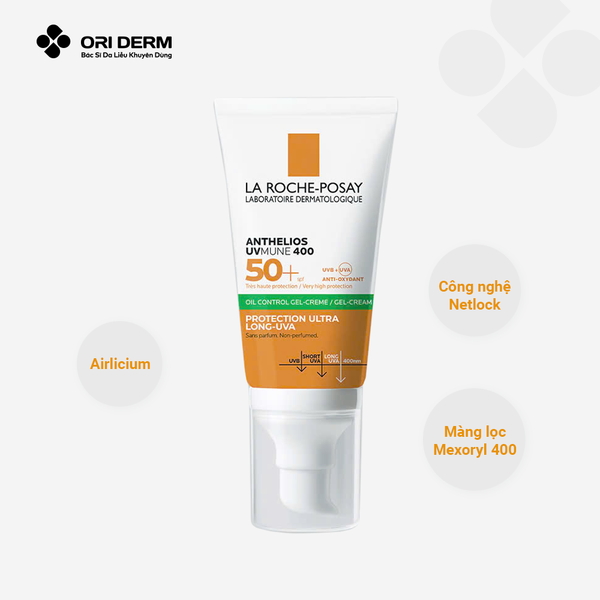 Kem chống nắng kiềm dầu Laroche Posay Oil Control SPF50+ – Ori Derm