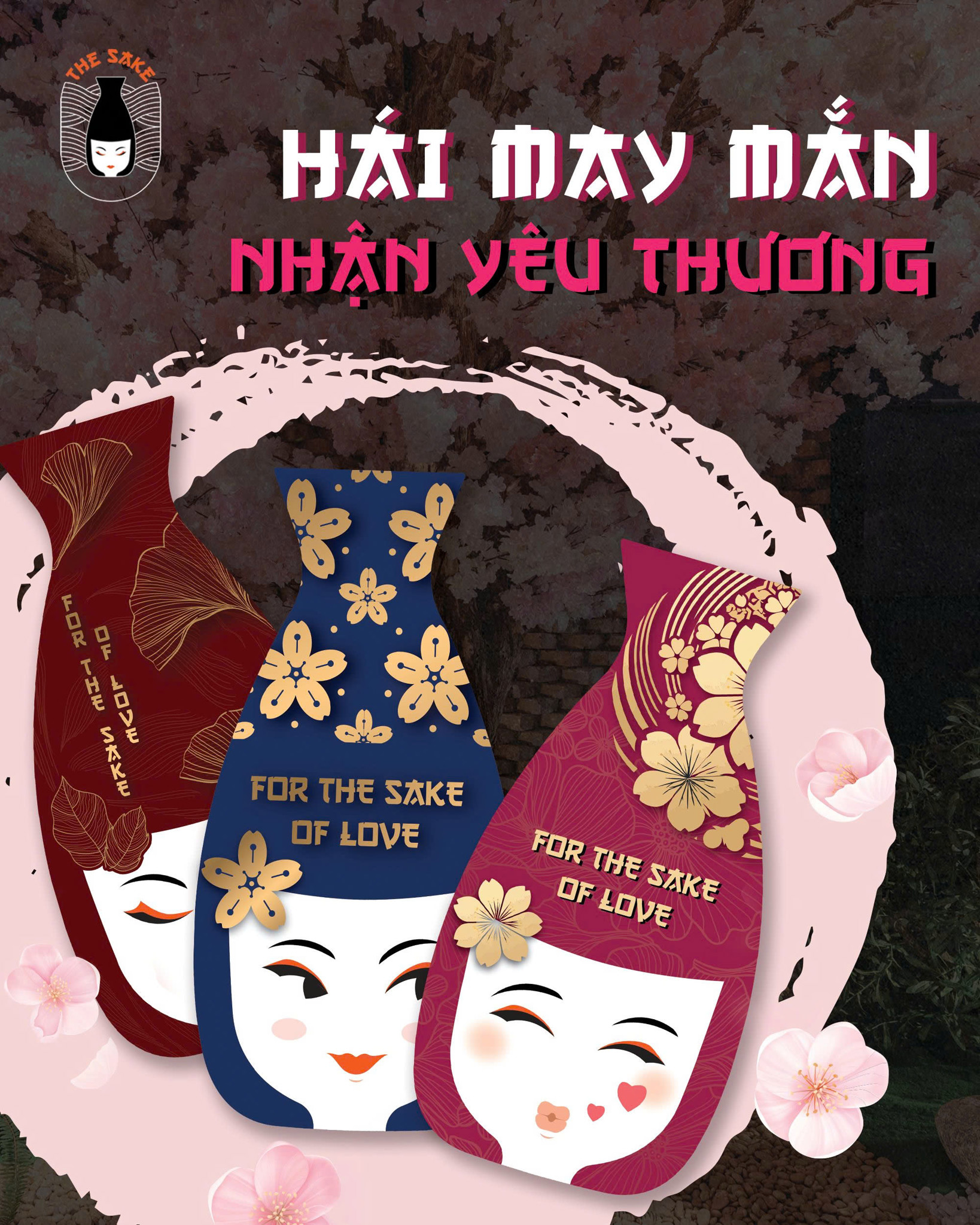 Happy Valentine With The Sake