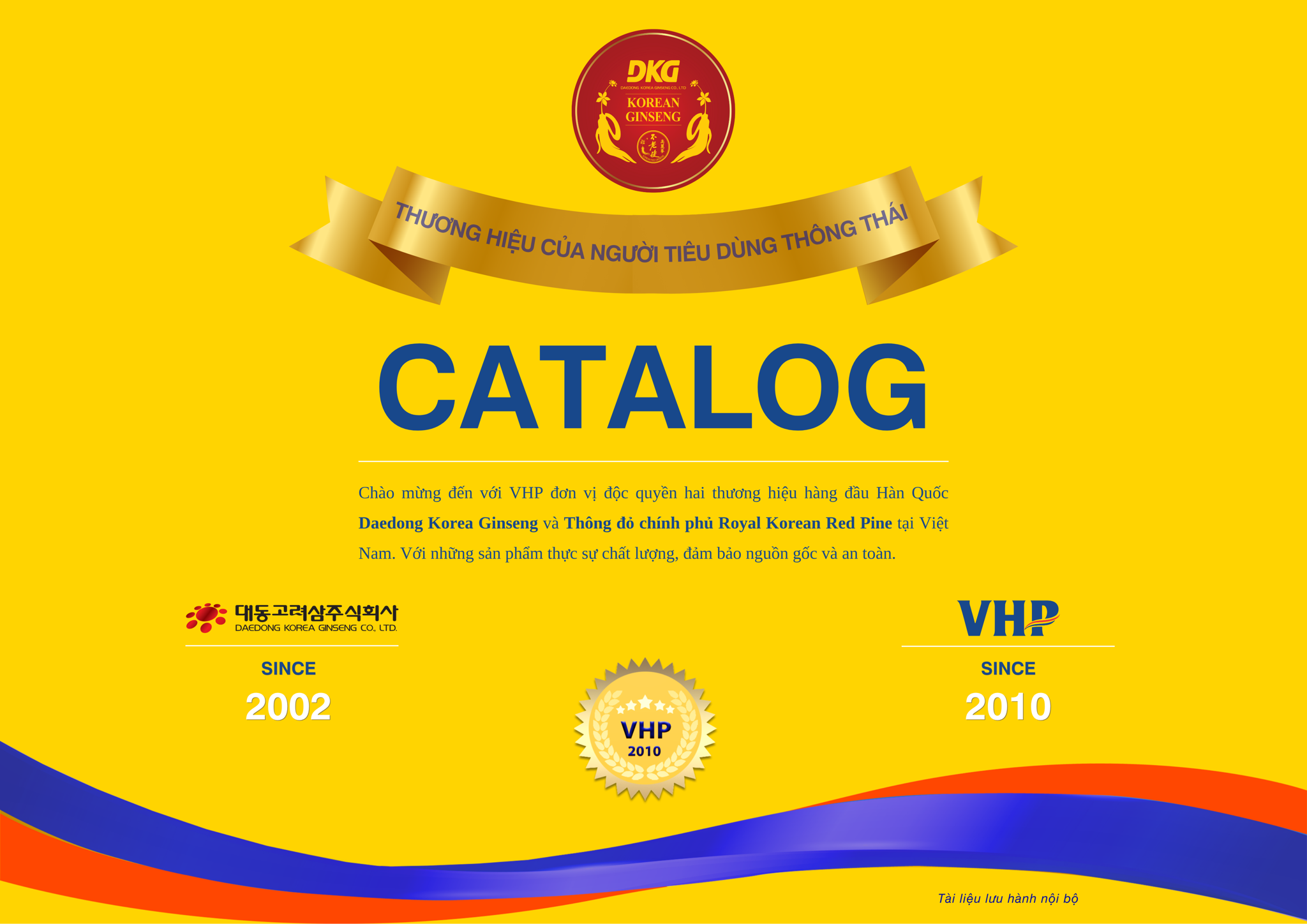 Catalogue VHP – vhpginseng