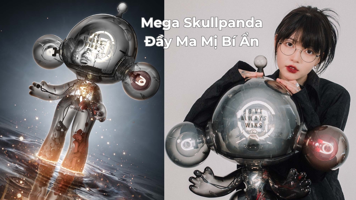 Mega Skullpanda đầy ma mị bí ẩn cho người yêu nghệ thuật – Alfie Toys
