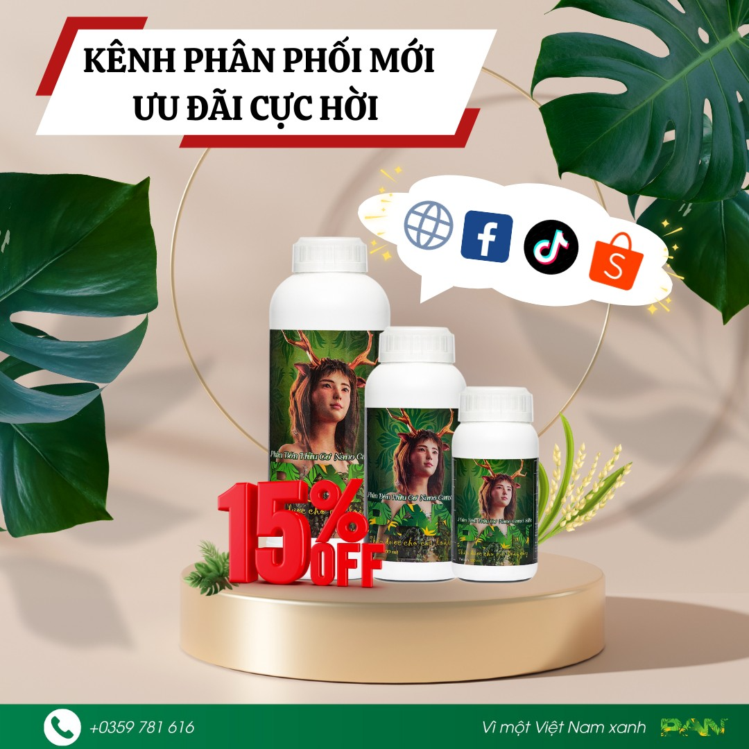 Kênh phân phối mới Ưu đãi phân bón PAN – Nano Đăng Quang