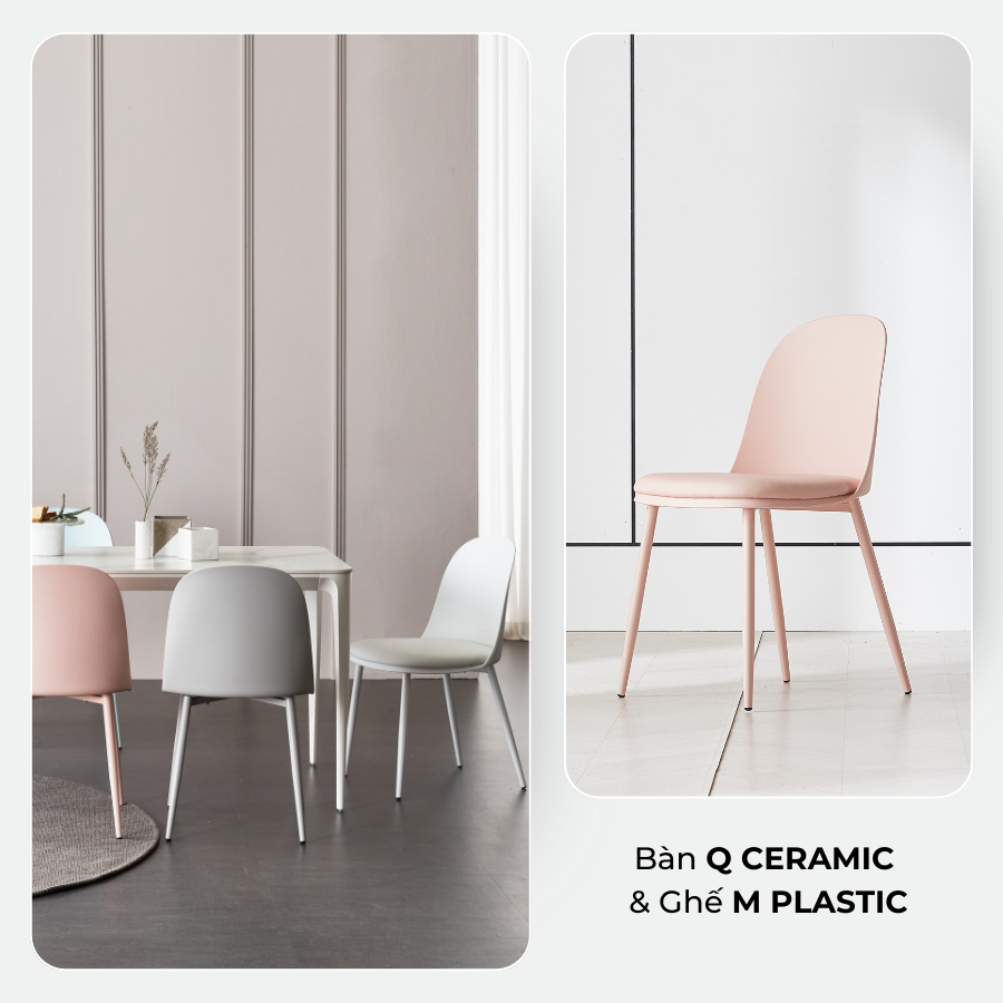 Q CERAMIC | BÀN ĂN HÀN QUỐC NHẬP KHẨU ĐA NĂNG (4 CHỖ / 6 CHỖ) | ALCOVA
