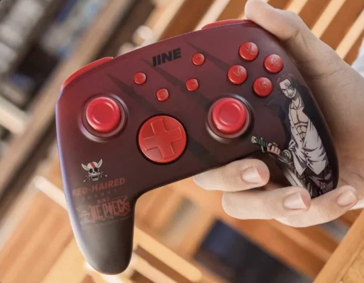Tay cầm Nintendo Switch Pro Controller IINE Cartoon One Piece Đen Đỏ ...