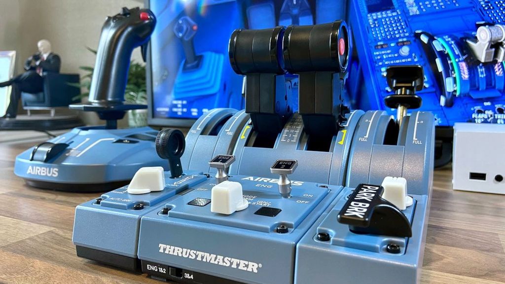 Cần lái máy bay Thrustmaster TCA Captain Pack X Airbus Edition– hoangyengame